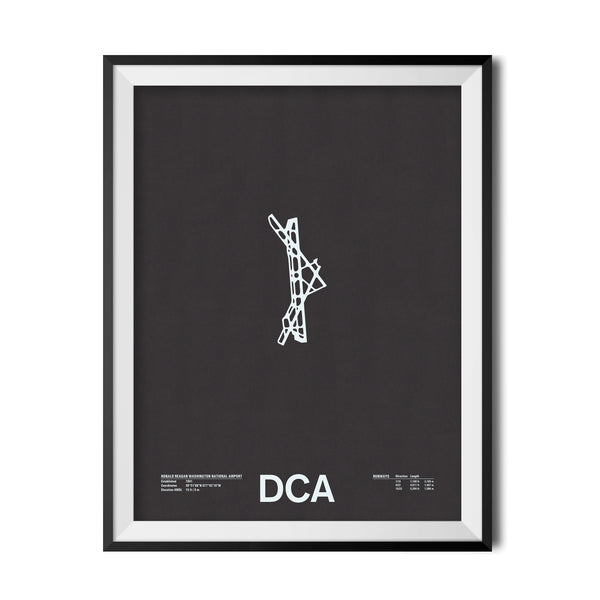 DCA: Ronald Reagan Washington National Airport Screenprint – NOMO Design