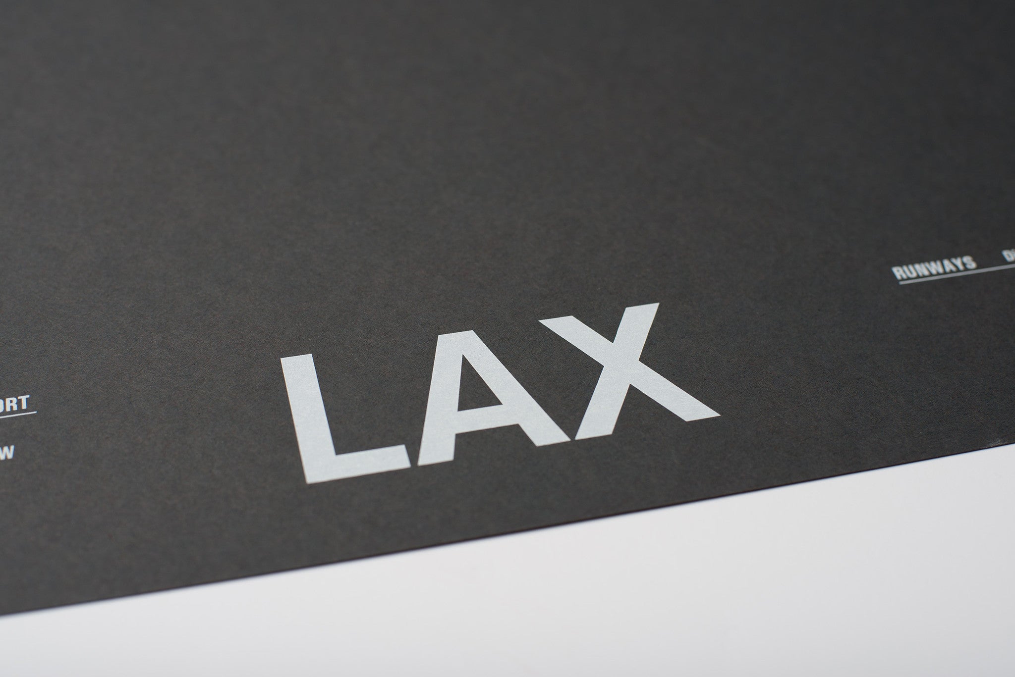 LAX: Los Angeles International Airport Screenprint – NOMO Design