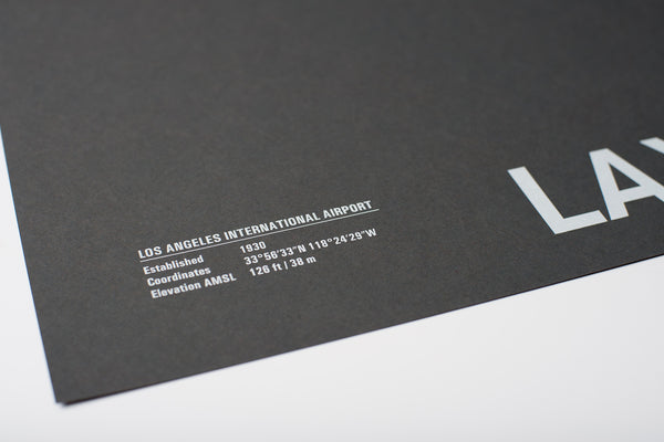 LAX: Los Angeles International Airport Screenprint – NOMO Design