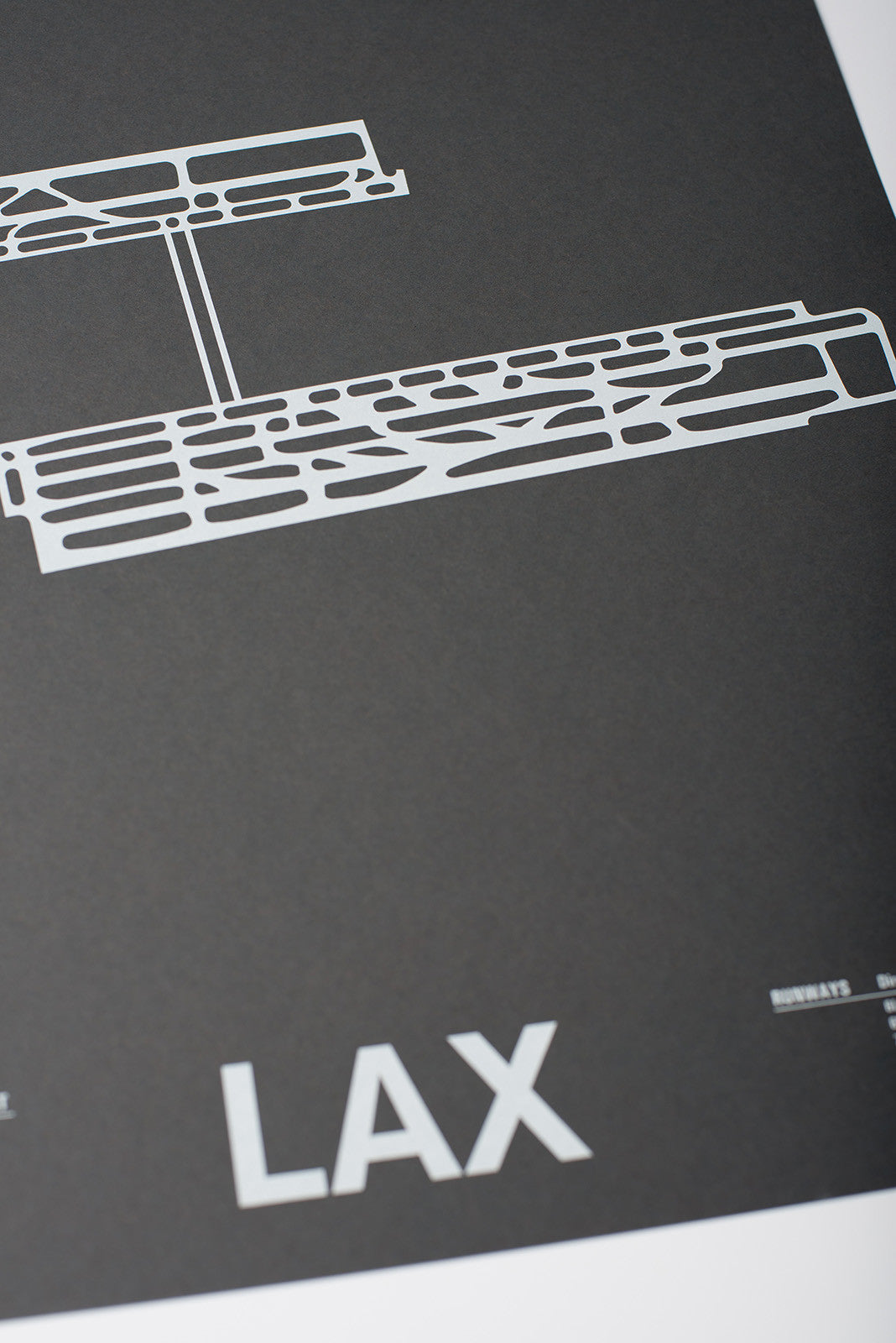 LAX: Los Angeles International Airport Screenprint – NOMO Design
