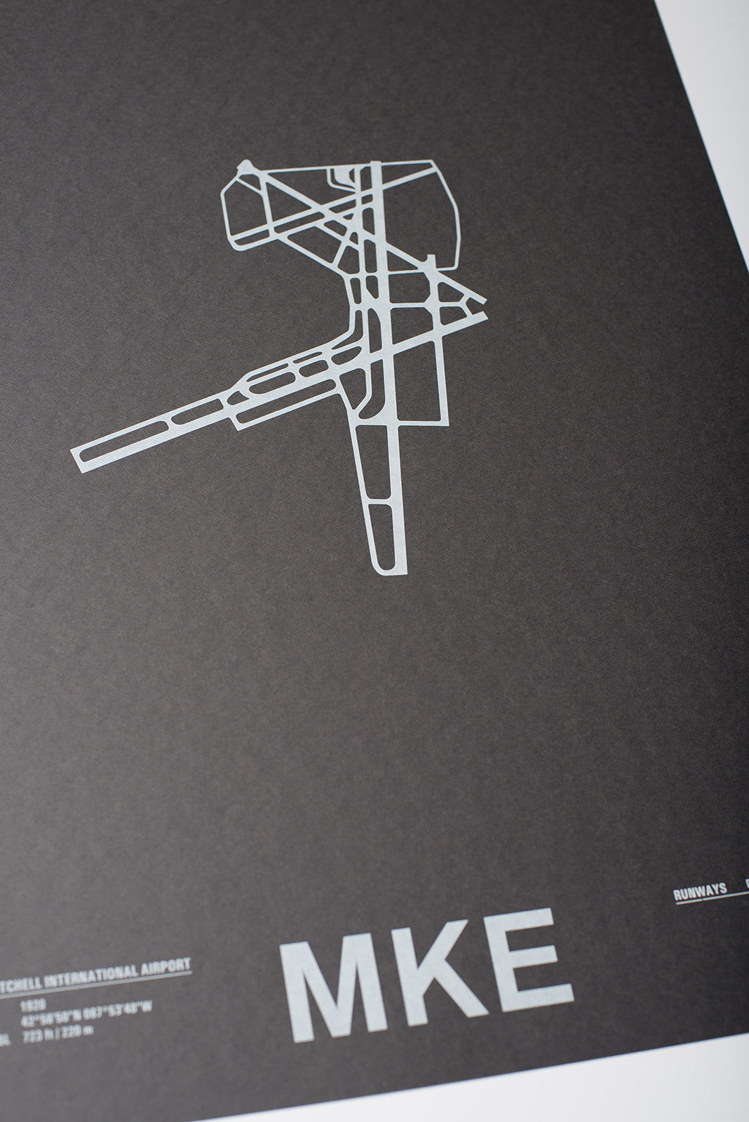 MKE: General Mitchell International Airport Screenprint – NOMO Design