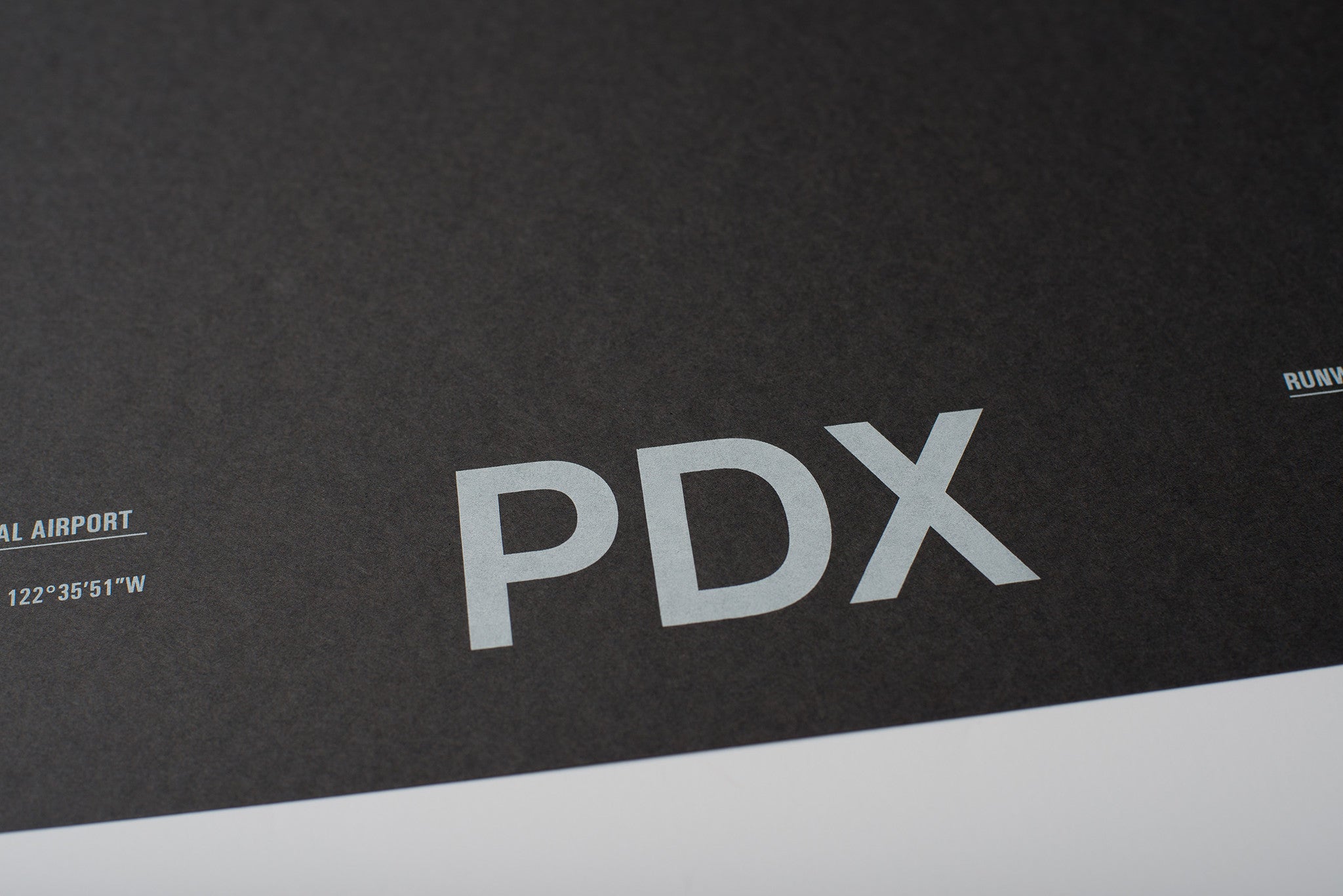 PDX: Portland International Airport Screenprint – NOMO Design
