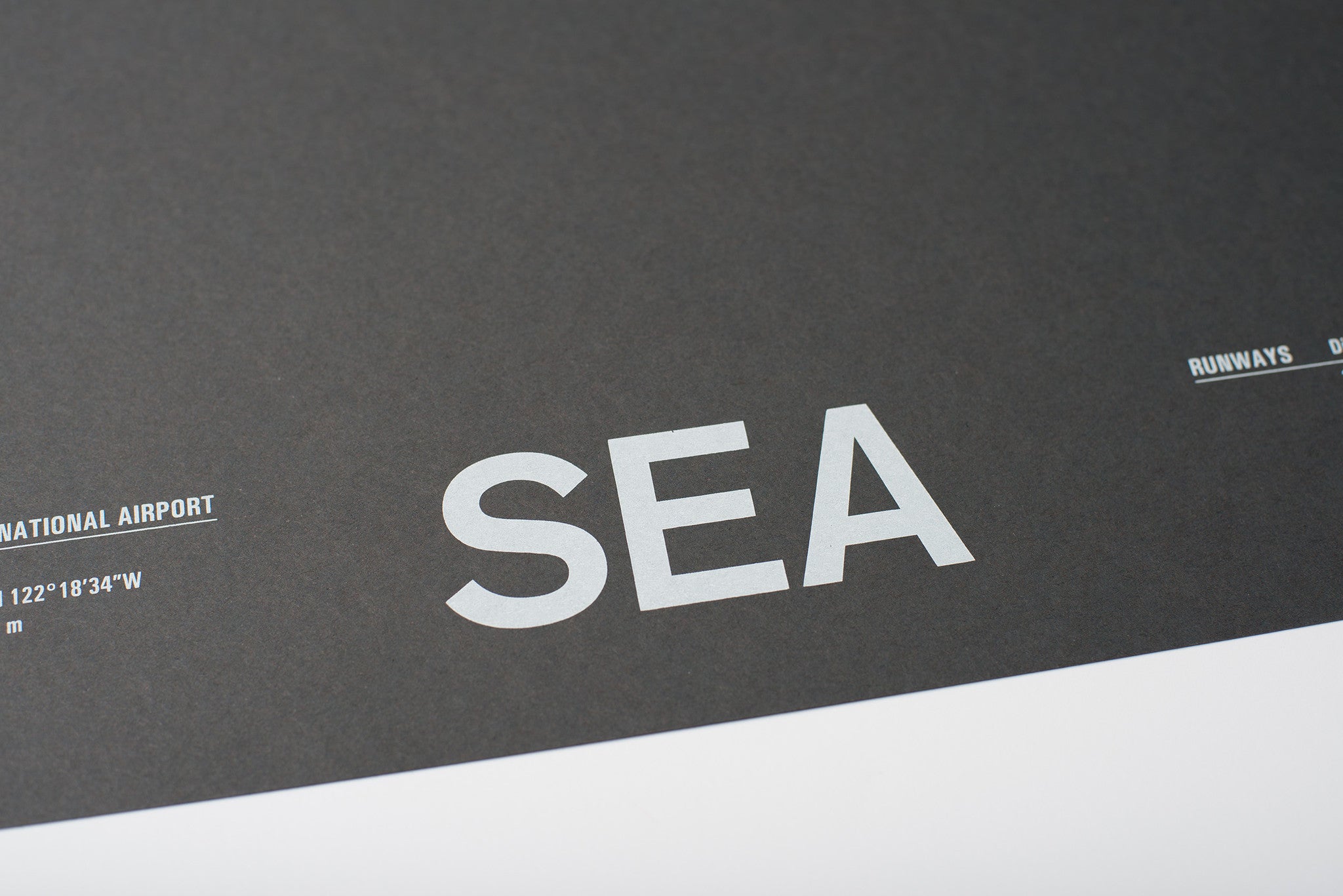 SEA: Seattle–Tacoma International Airport Screenprint – NOMO Design