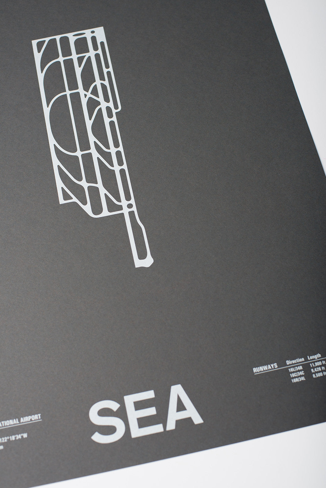 SEA: Seattle–Tacoma International Airport Screenprint – NOMO Design