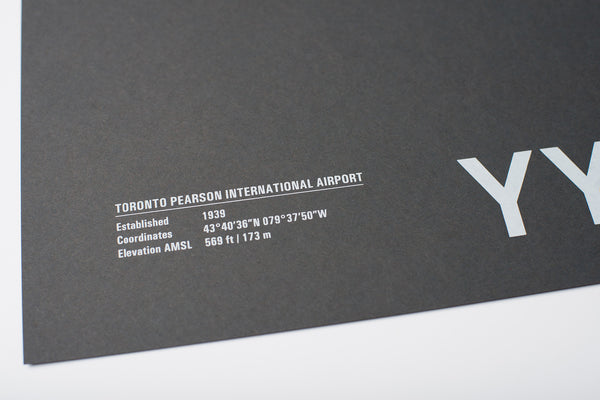 YYZ: Toronto Pearson International Airport Screenprint – NOMO Design